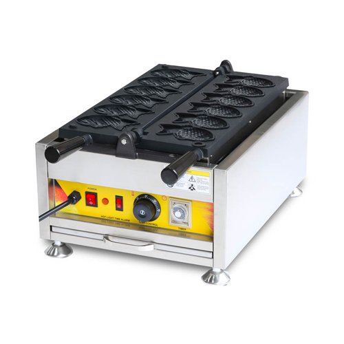 Professional Electric Taiyaki Maker | Commercial Fish Waffle Machine
